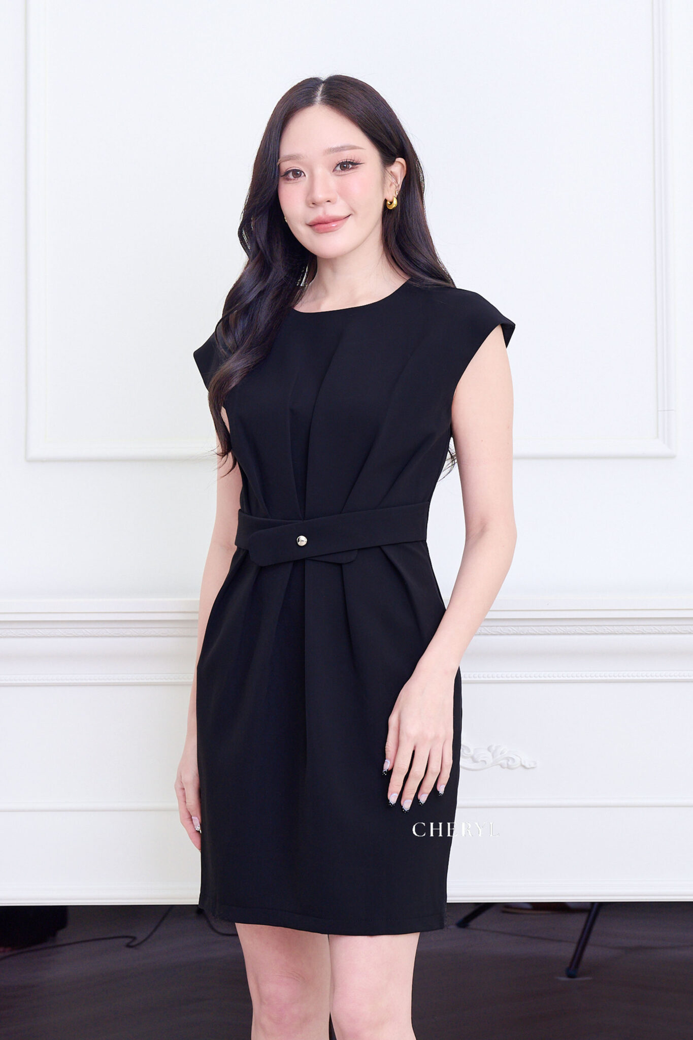 Hamilton Belt Dress in Black ** LAST LOT ** - Cheryl
